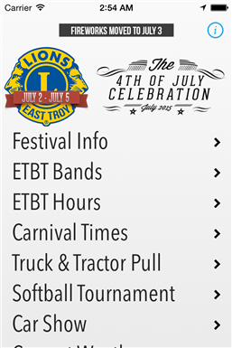 ETBT 4th of July App