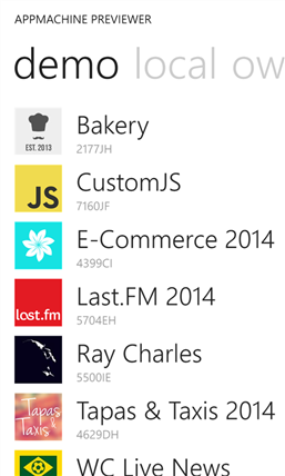 AppMachine Previewer App