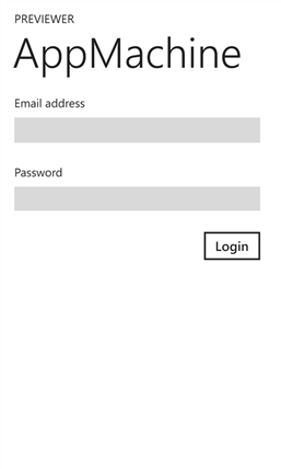 AppMachine Previewer App