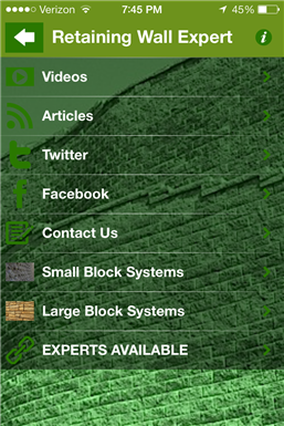 Retaining Wall Expert App